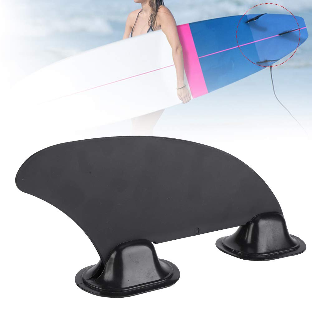 Yosoo Durable Tracking Fin, Kayak Skeg Tracking Fin Kayak Fin Mounting Points Black Watershed Board Kayak Integral Fin Boats Canoe Accessory Kayak Skeg Kajak Vin