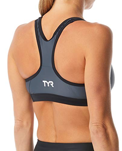 TYR BCORF6A33XL CompetitorRacerback Tribra Grey/Black XL