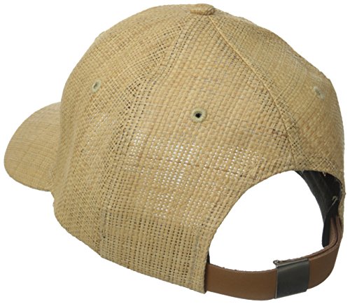 San Diego Hat Company Women's Woven Raffia Ball Cap, Natural, One Size