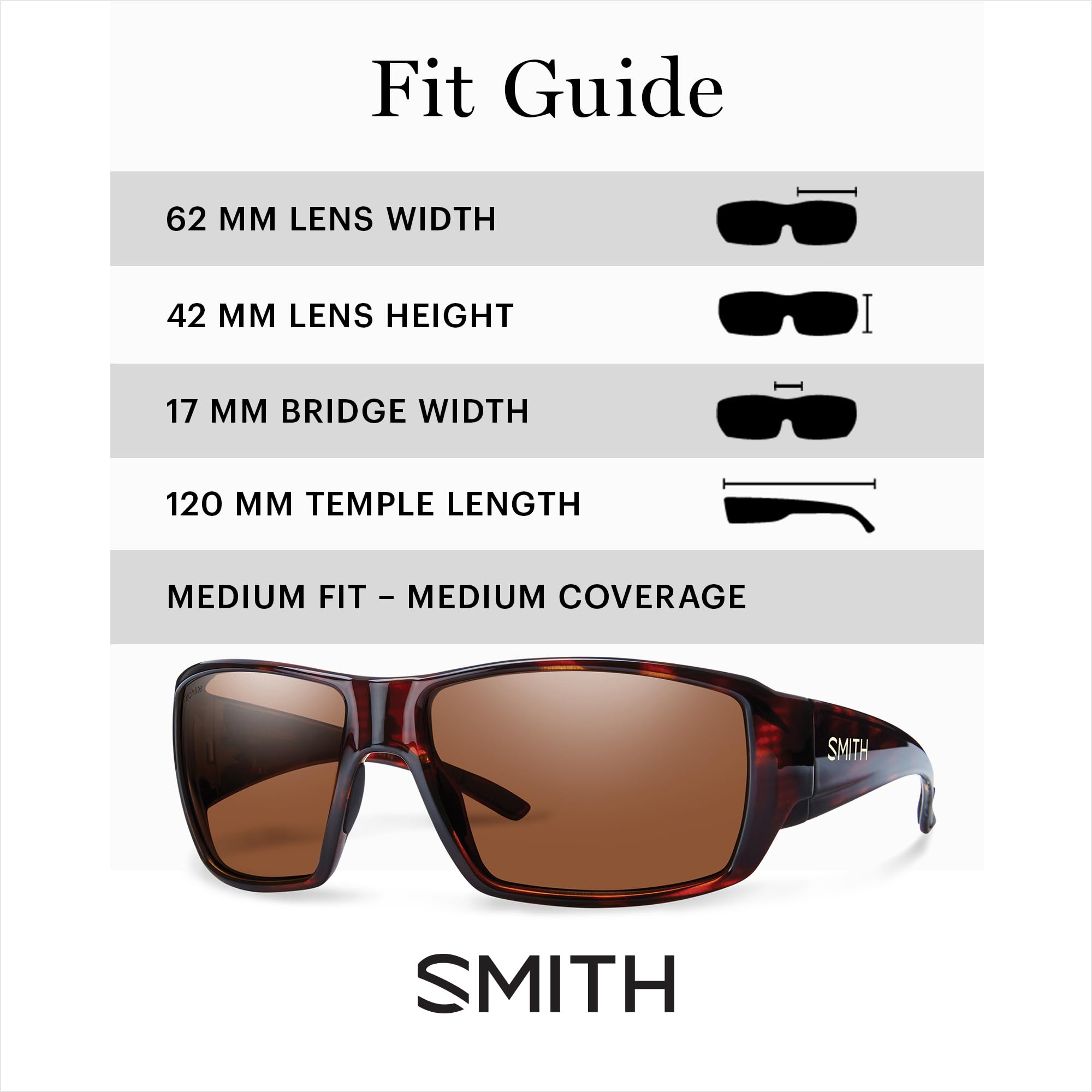 SMITH Guide's Choice Sunglasses Havana/Polarchromic Copper