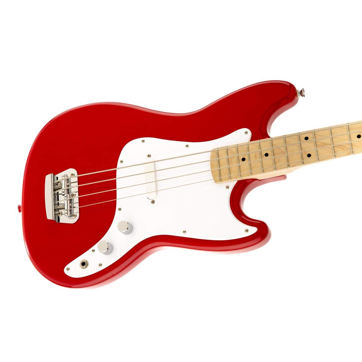Squier Bullet Bronco Bass, Torino Red, Maple Fingerboard