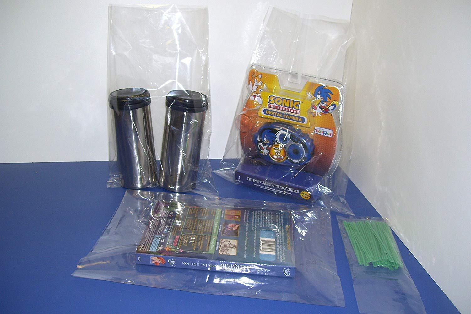 ULINE 100 Clear 12 x 18 Poly Bags Plastic Lay Flat Open TOP Packing ULINE Best 1 MIL