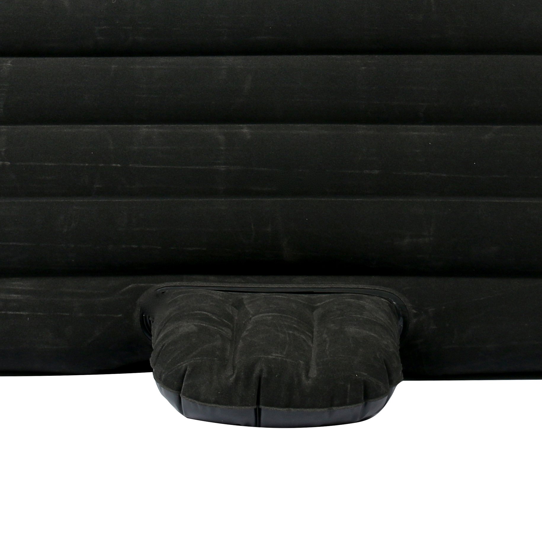YaeTact Large Car Travel Inflatable Mattress Inflatable Bed Camping Universalwith Two Air Pillows with Pump (Black)