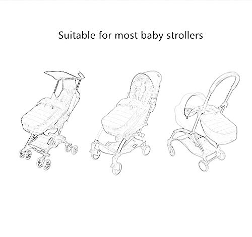 Universal Sleeping Bag for Baby Stroller,Winter Outdoor Soft Fine Velvet Toddler Footmuff.