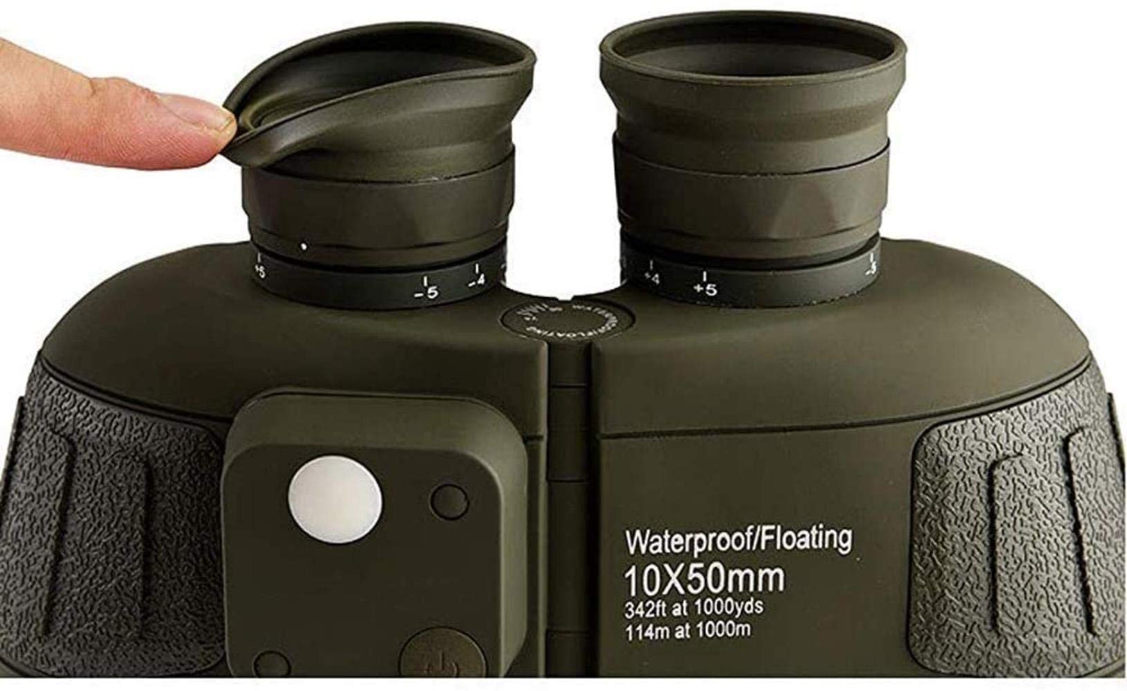 Telescope 7X50 Binoculars with Coordinate Compass for Adults Compact Hd Professional Binoculars Bak4 Prism Fmc Lens for Outdoor Outdoor Telescope