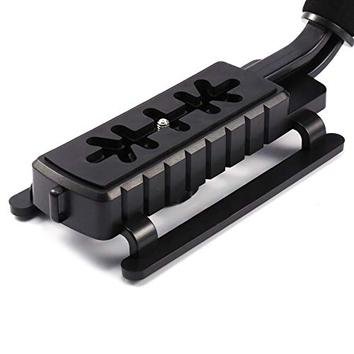 Stabilizers Video Action Stabilizing Handle Grip, C/U Shape Bracket Grip Portable Video Handheld Camera Stabilizer with Removable Hot Shoe