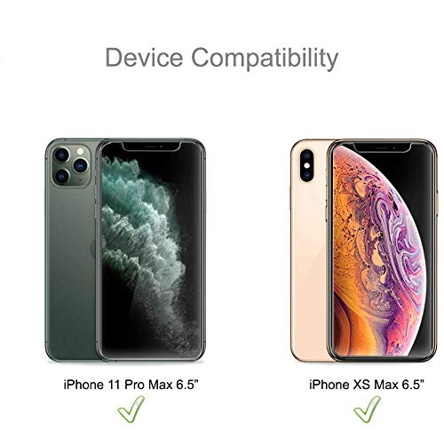 Supershieldz (2 Pack) Designed for Apple iPhone 11 Pro Max and iPhone Xs Max (6.5 inch) (Privacy) Anti Spy Tempered Glass Screen Protector with (Easy Installation Tray) Anti Scratch, Bubble Free
