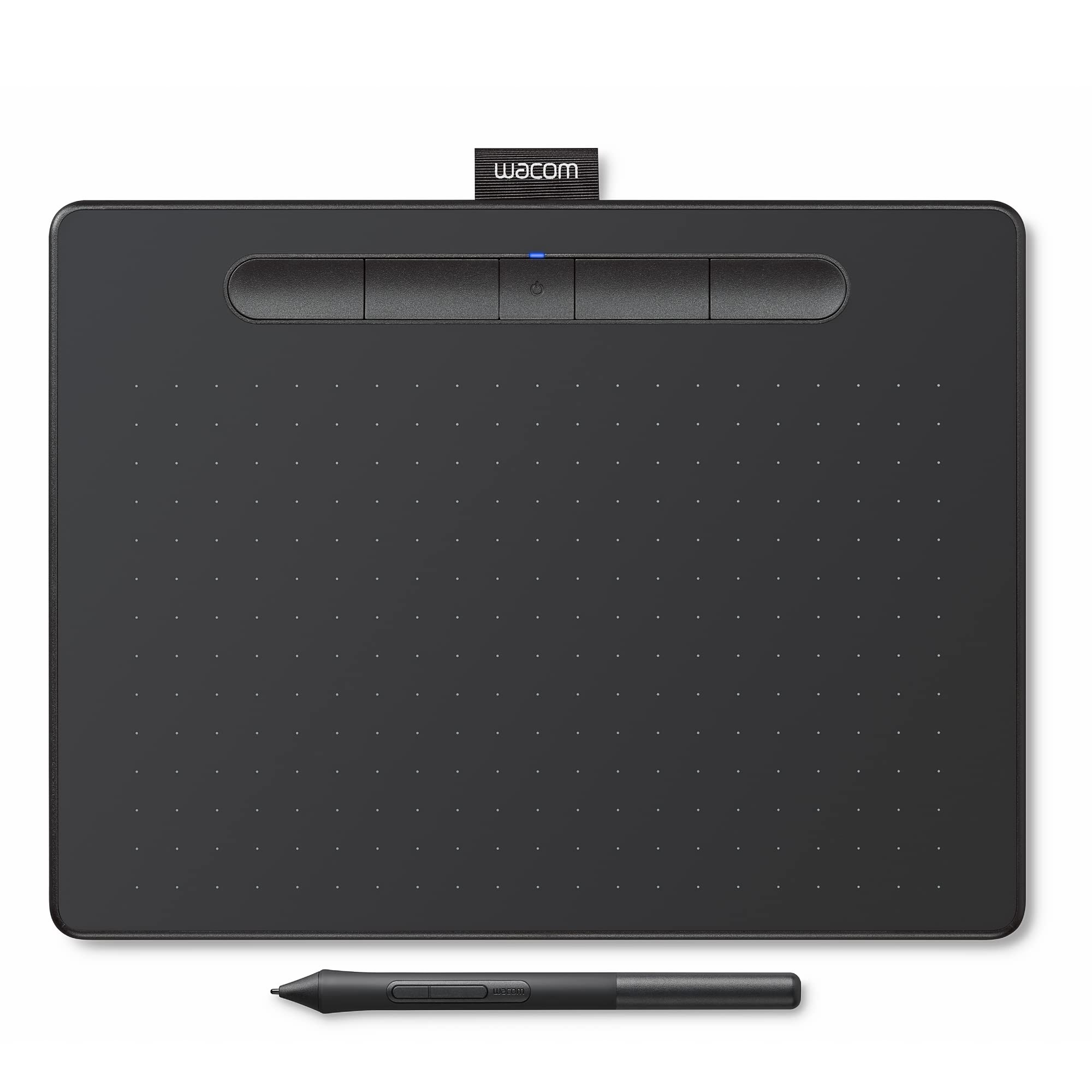 wacom CTL6100WLK0 Intuos Creative Pen Tablet Bluetooth - Medium, Black - (Renewed)