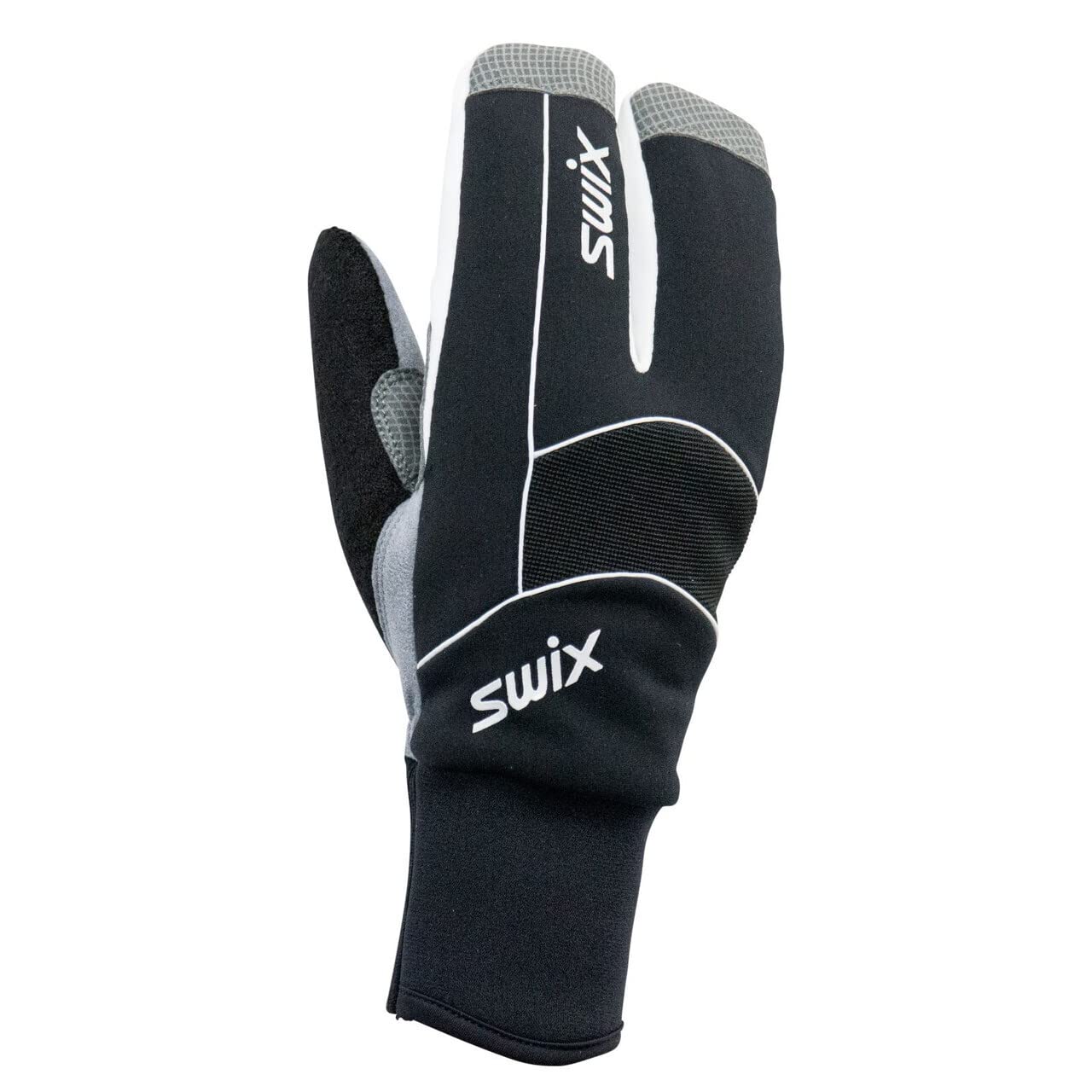 Swix Star XC Split XC Ski Mittens Mens Sz M Black
