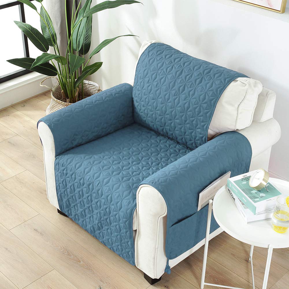 Waterproof Loveseat Couch Covers - RBSC Home Sofa Cover for Large Reclining Sofa Pets Scratch Proof