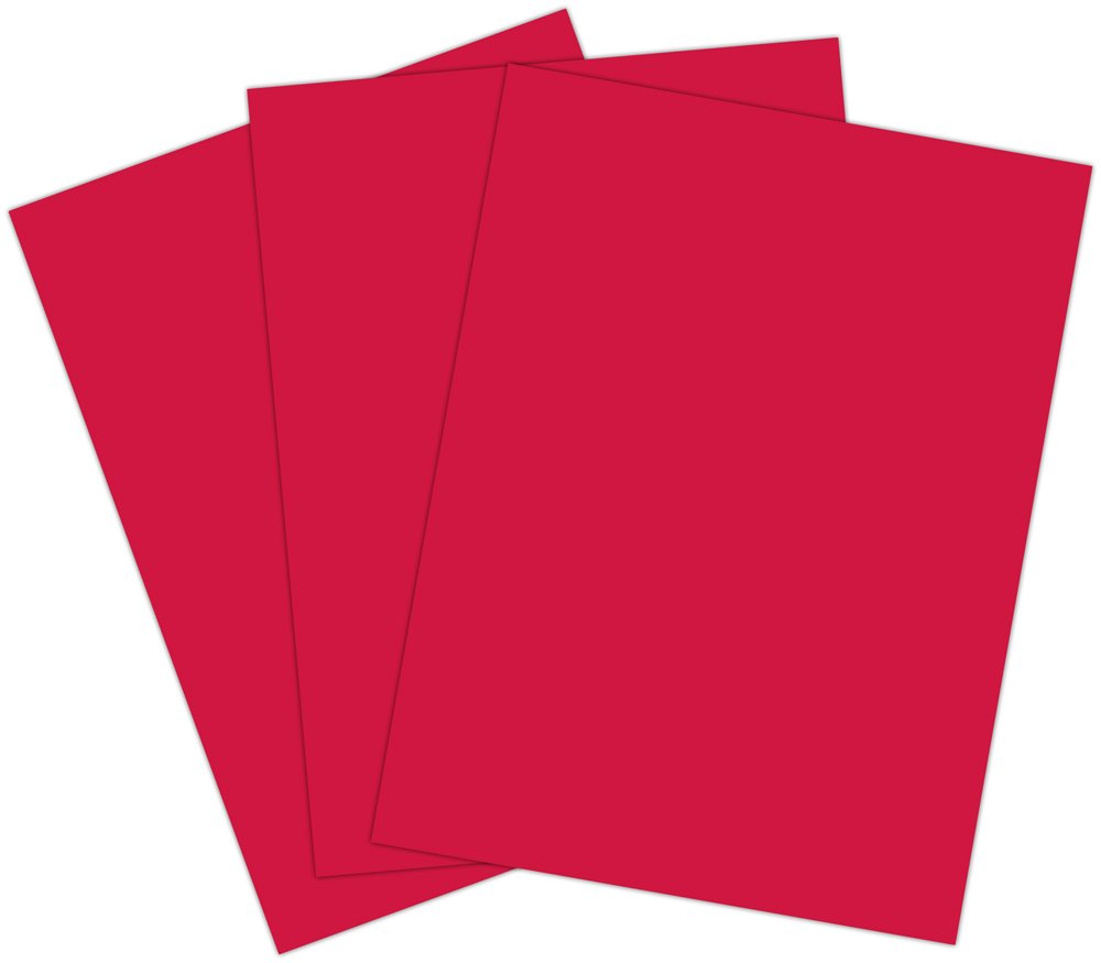 Roselle Vibrant Construction Paper, 50 count, 9 x12 Inches, Scarlet (CON2891250)
