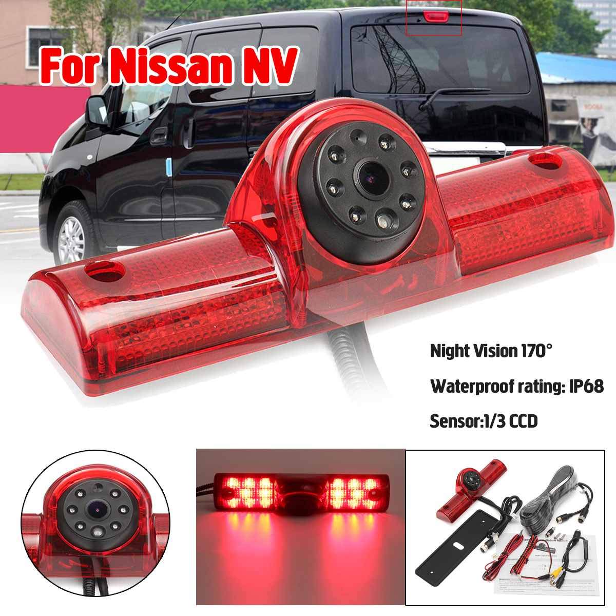 Waterproof Night Vision T3rd Brake Light Reversing Camera for Nissan NV 1500 2500 3500 NV Cargo Van(2012-2019) Transporter