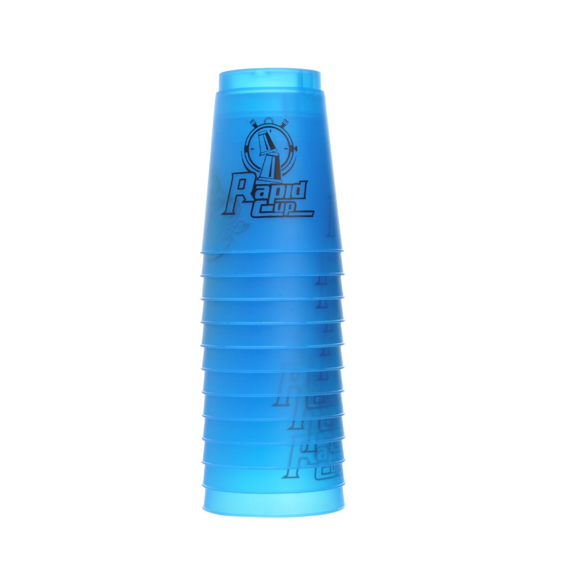 SEISSO Stack Cups, Stacking Cup Set Classic Stack Training Game Toys for Boys Girls Kids Stacking Cups with Carry Bag (12 Pack Blue)