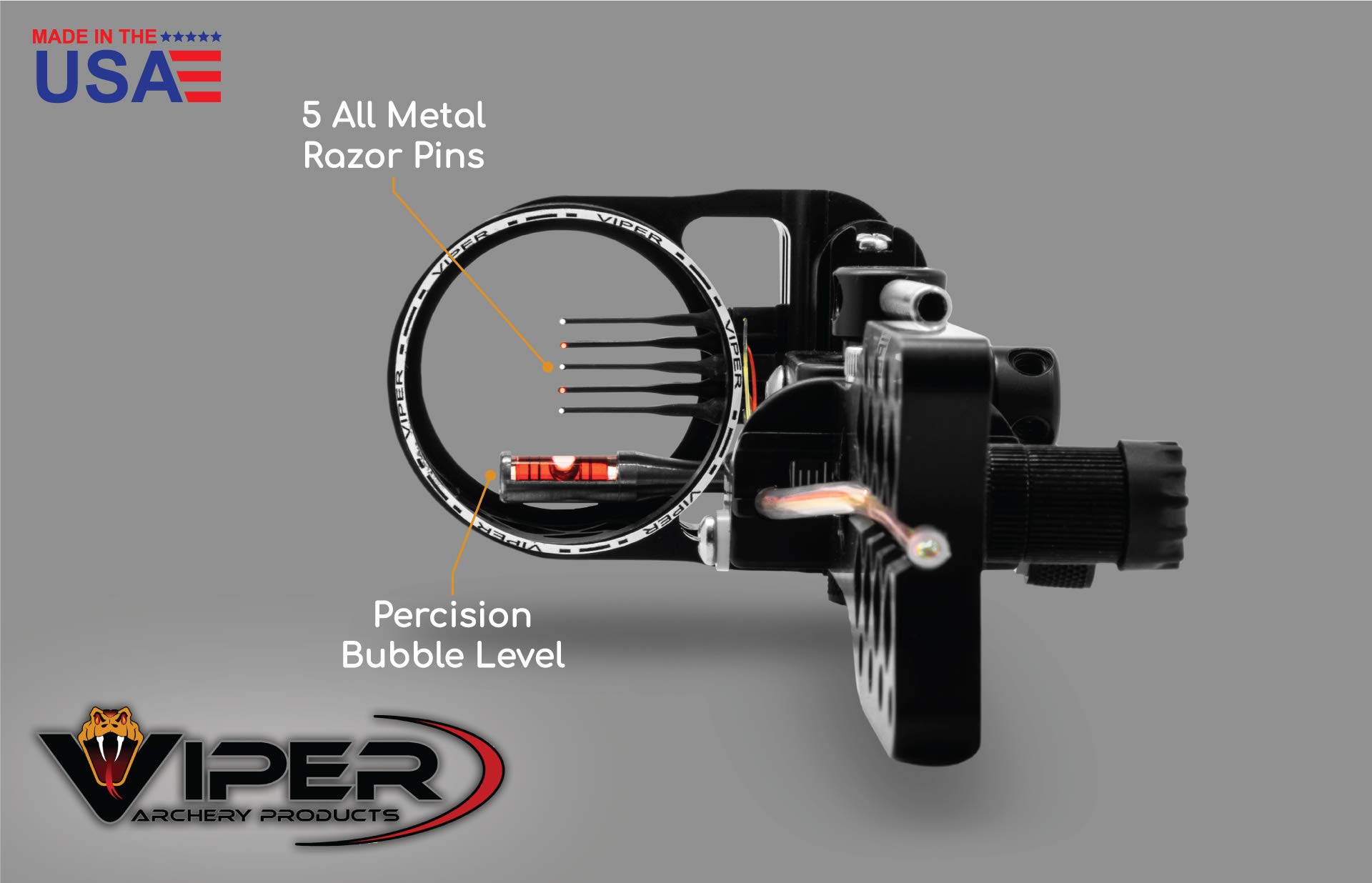 Viper Archery Products Bow Sight Daimondback 5 Pin VDBMT19