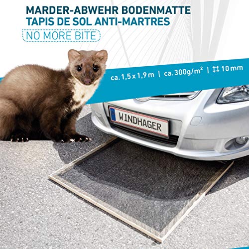 Windhager Marten Repellent Floor Mat Black