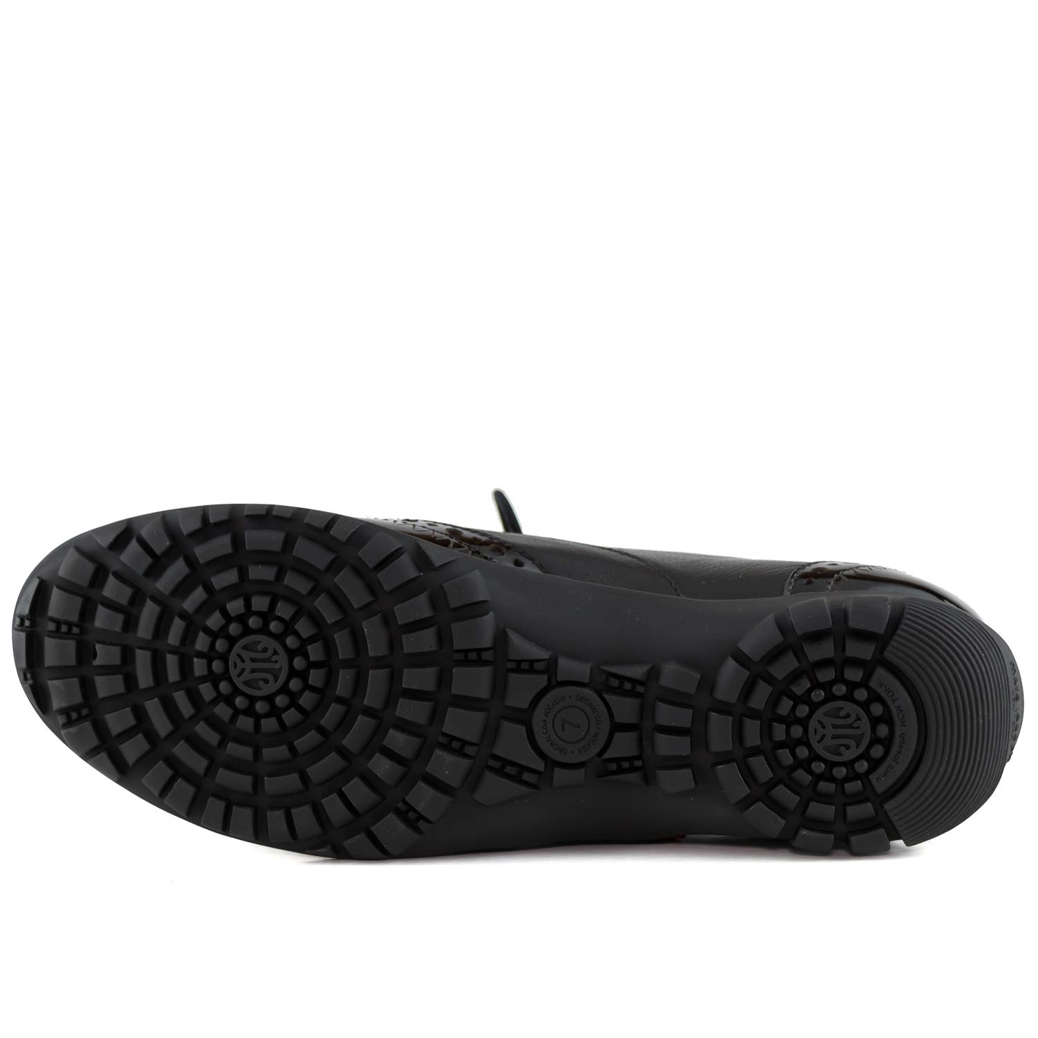 Womens Casual Comfortable Genuine Leather Lightweight Performance Spikeless Breathable Waterproof Cushion Support Laceup Golf Shoe Black Soft Patent 9