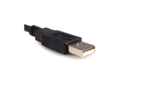 StarTech.com 10 ft USB to Parallel Printer Adapter - M/M - USB to ieee 1284 - USB to centronics - USB to Parallel Cable (ICUSB128410), Black