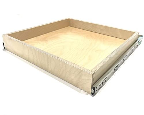Sublime Design - Baltic Birch Wood Pull Out Cabinet Organizer | Slide Out Drawers For Kitchen Cabinets | Replacement Kitchen Drawer (Side Mounting, 11" Inches Wide)