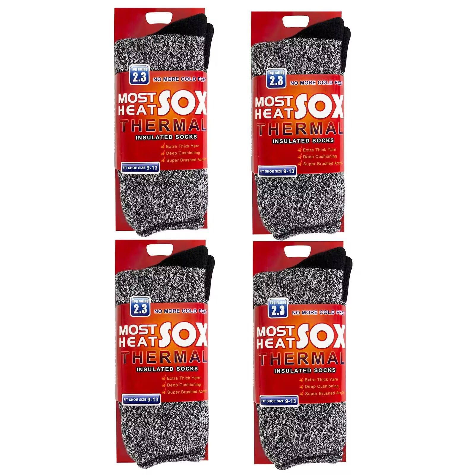 Thermal Socks for Men Thick Insulated Heated Socks Winter Warm Socks for Cold Weather(Gray)