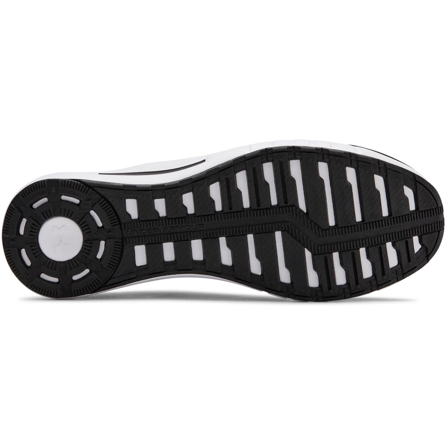 Under Armour Men's Micro G Pursuit BP Athletic Shoe, black//white, 8 M US