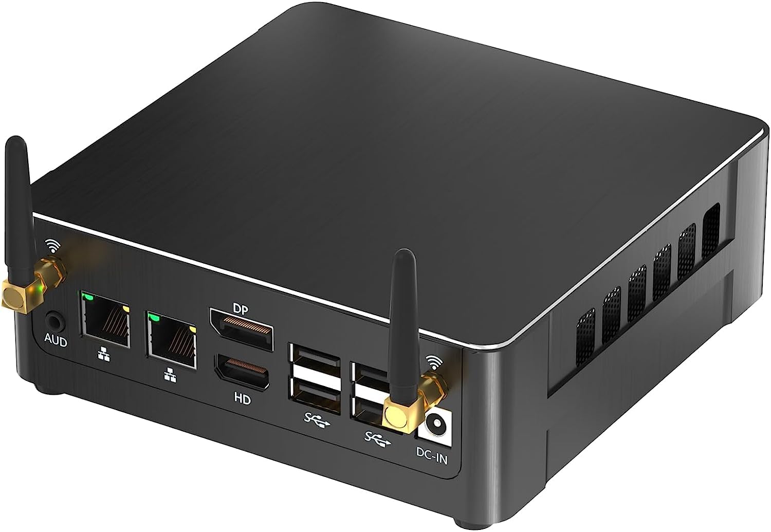 Thdeukoty Mini PC AMD Ryzen 9 5900HX Windows 11 Pro, Desktop Computer 16G DDR4 RAM 256G NVME SSD, USB3.0, DP/HDMI/Type-C 4K@60Hz Triple Display, 2.5G+1G LAN, WiFi 6 Bluetooth 5.2
