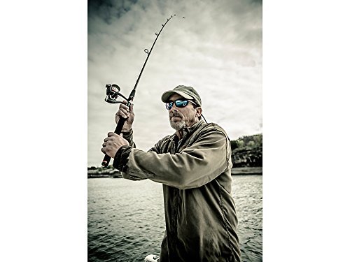 Shakespeare Ugly Stik 6β GX2 Spinning Rod, Three Piece Spinning Rod, 6-15lb Line Rating, Medium Rod Power, Moderate Fast Action, 1/8-5/8 oz. Lure Rating