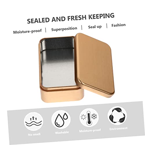Zerodeko 12 pcs gift packaging iron box small kitchen canister Tea Tin Canister large metal container bags decorative paper Empty Tin tissue jar coffee decor Tinplate Tin baby cover candy