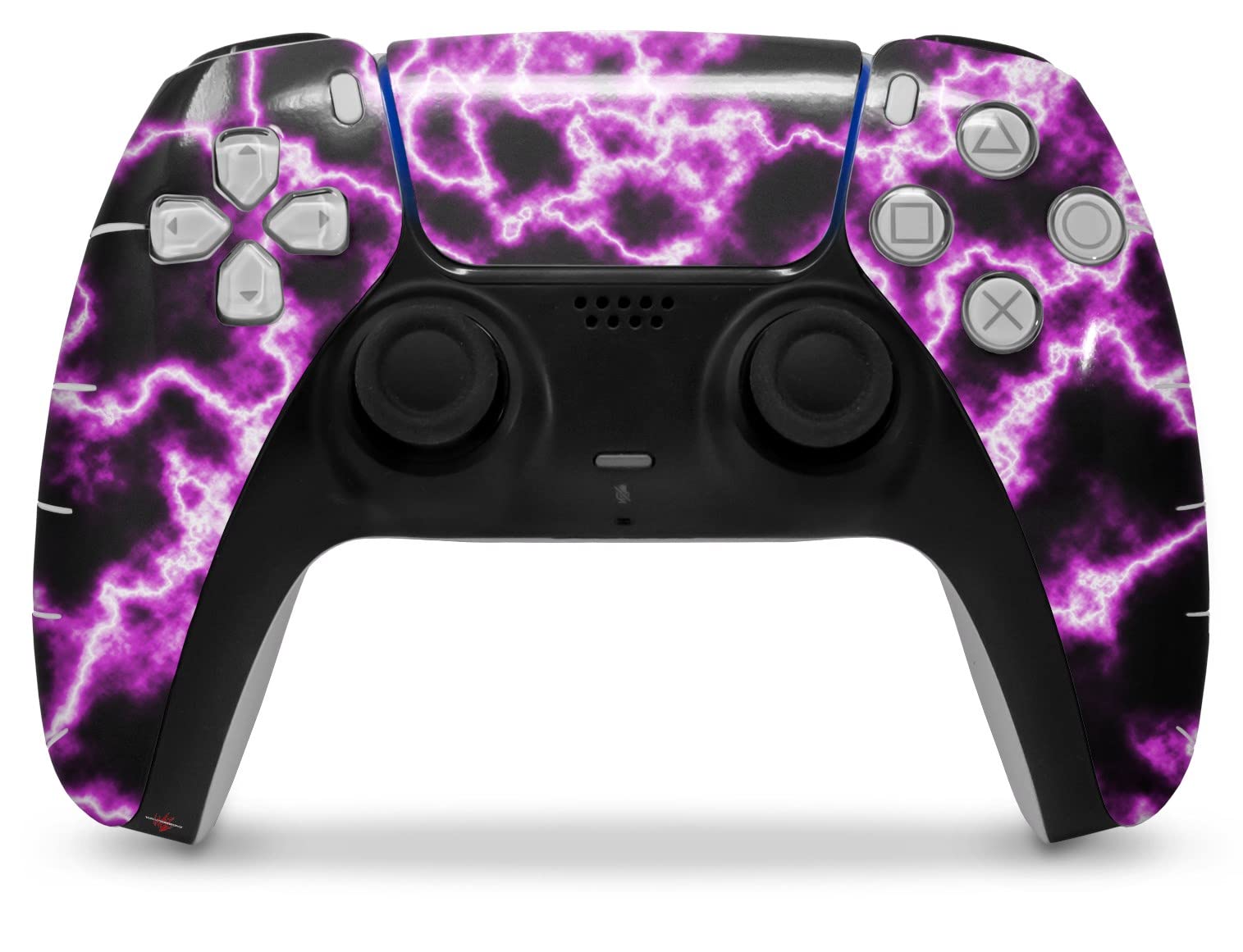 WraptorSkinz Skin Wrap compatible with Sony PS5 DualSense Controller Electrify Hot Pink (CONTROLLER NOT INCLUDED)