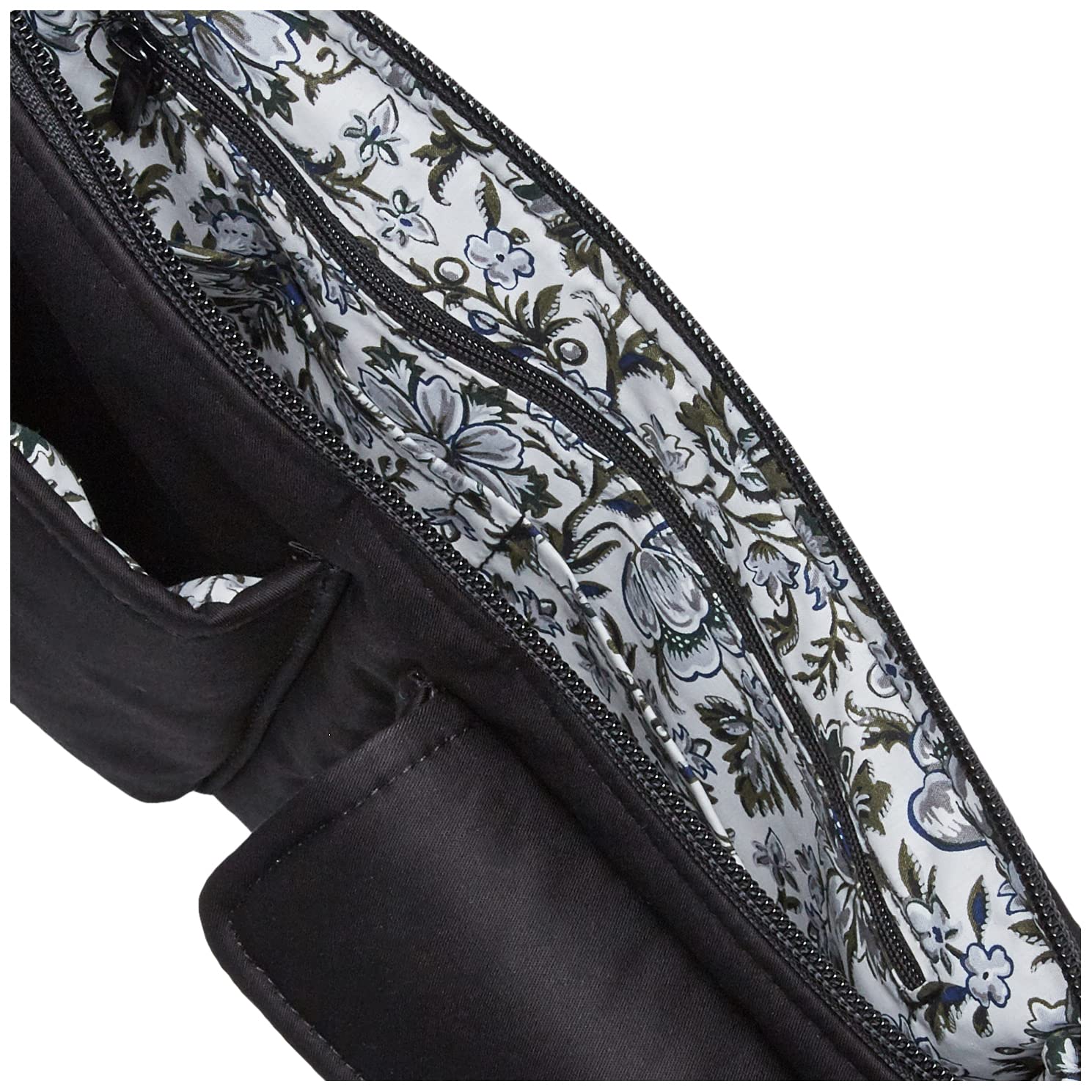 Vera Bradley Women's Cotton Utility Small Crossbody Purse, Java Navy Camo - Recycled Cotton, One Size