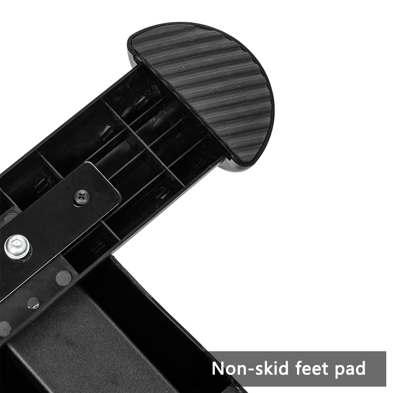 Under Desk Bike Pedal Exerciser, Exercise Bike for Leg/Arm Trainer Pedal Exerciser Foot Peddler Portable Therapy Bicycle Leg Peddler Portable Mini Cycle Bike (Silver)