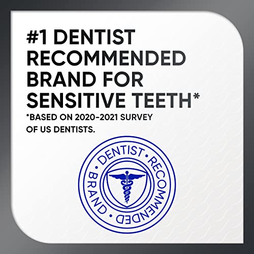 Sensodyne Natural White Whitening Toothpaste, Charcoal Toothpaste for Whitening Teeth, Mint - 4 oz (Pack of 3)