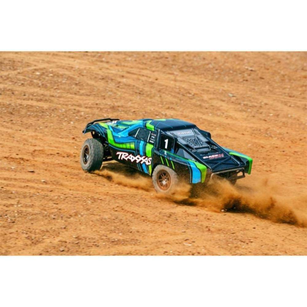 Traxxas Slash 4x4 Ultimate, 4x4 RC Truck, 1/10 Scale, 60+ mph, Green