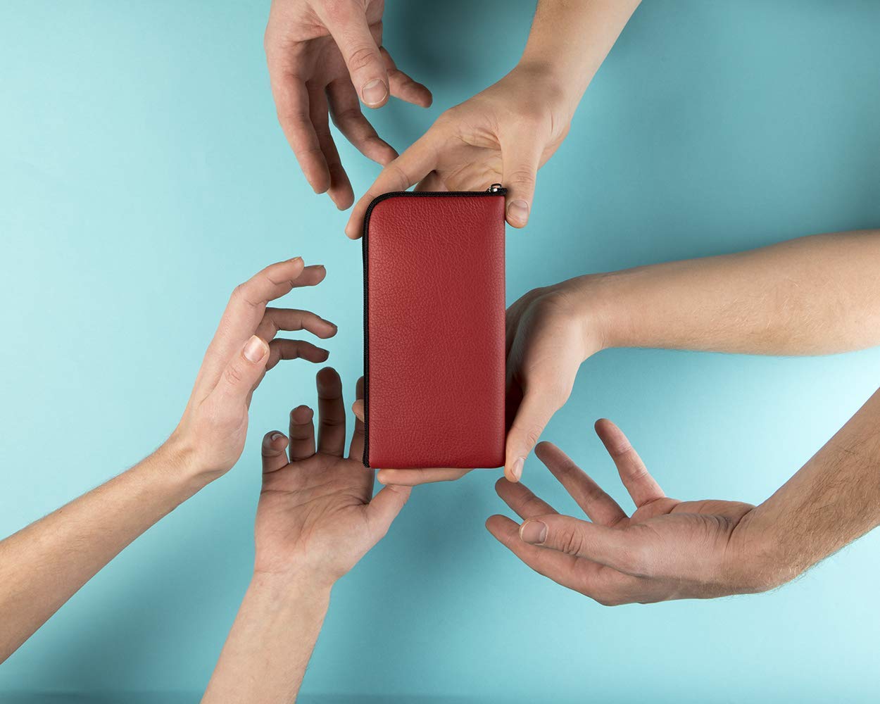 True Italian Leather Case for Samsung Galaxy (choose your size). Made in Europe