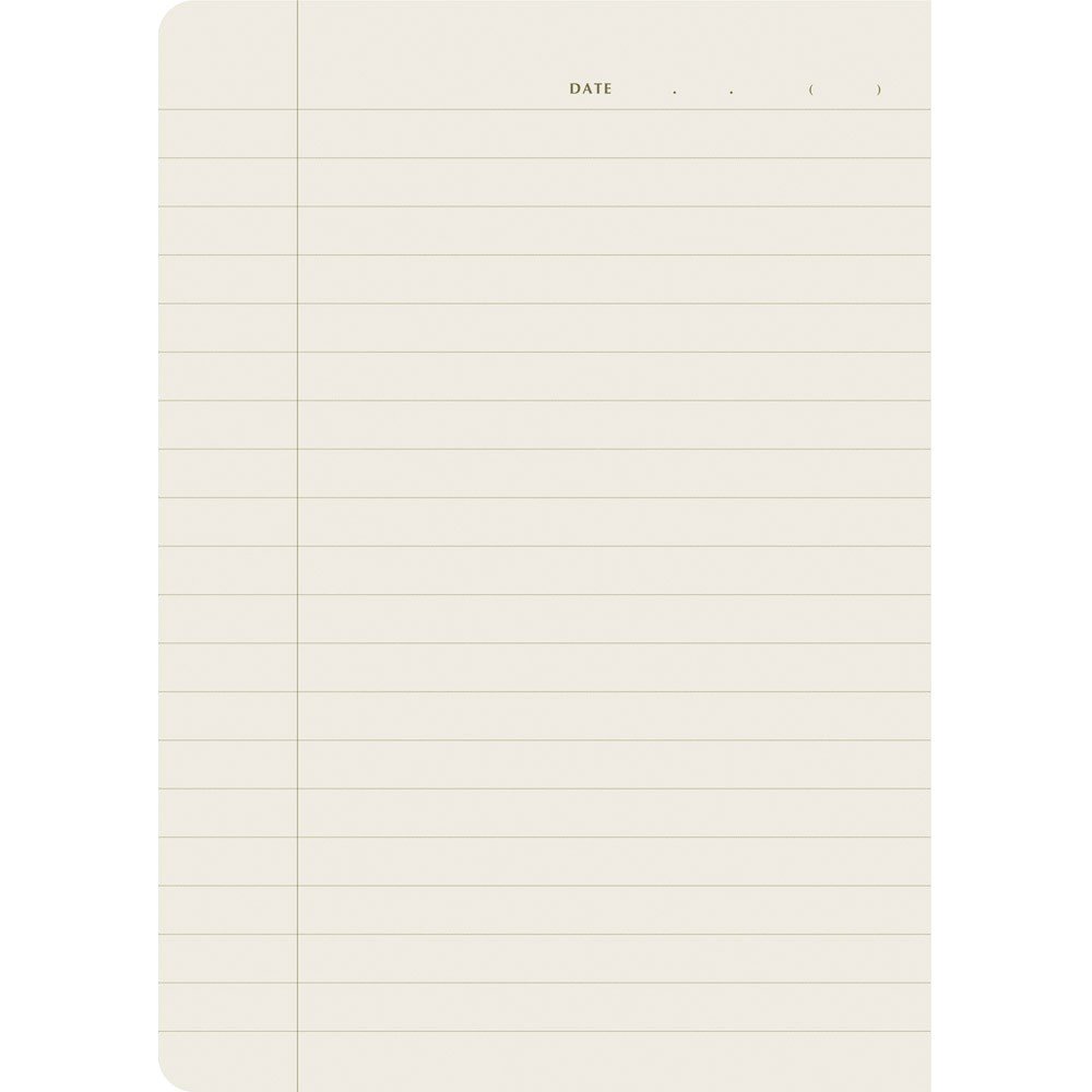 Time Concept Rough B6 Diary Notebook - 5" x 7", 288 Pages - Old Book Vintage Style, Composition Journal