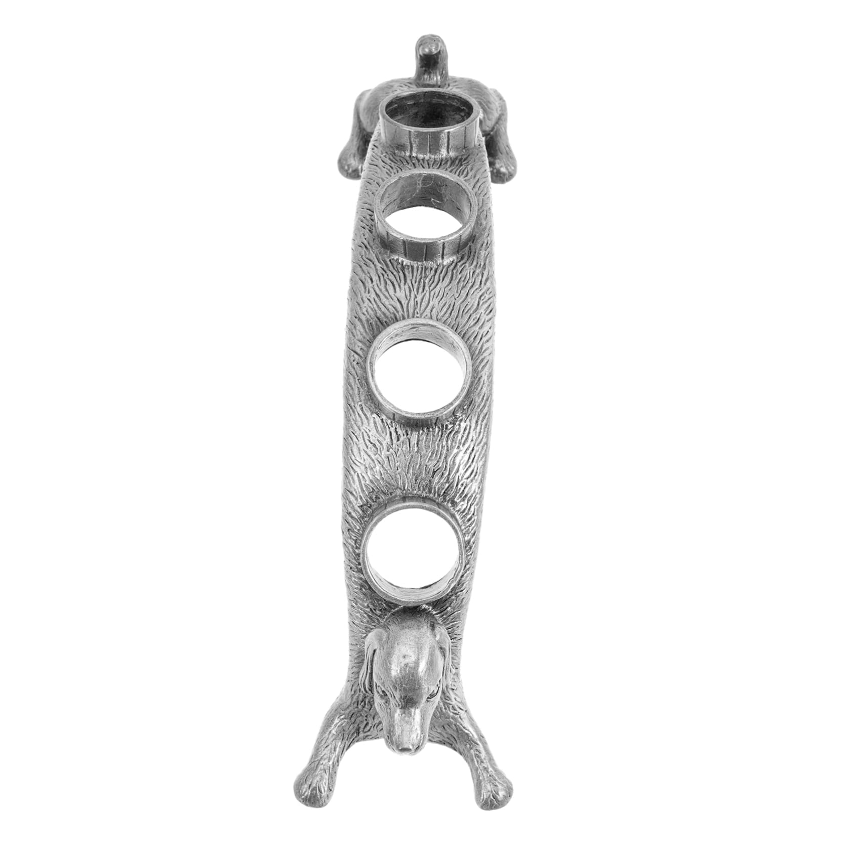 Zerodeko Wine Bottle Stopper Holder 5pcs Bottle Stopper Storage Rack Decorations Zinc Alloy Arc Antique Wine Pourer Holder
