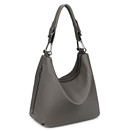 YALUXE Leather Shouldr Bag for Women Hobo Purses and Handbags Top Handle Tote Vintage Style