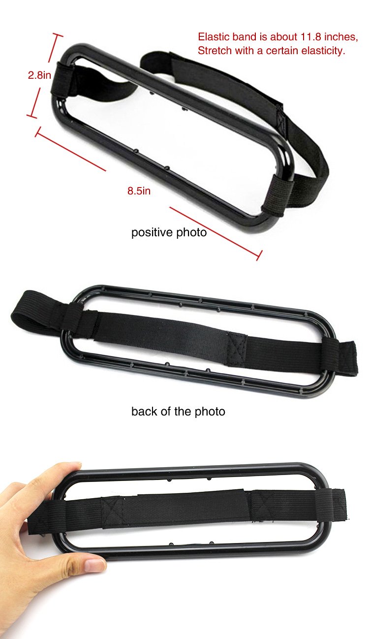 Tianmei Auto Accessories Car Sun Visor Tissue Box Holder Paper Towel Napkin Box Cover Seat Back Bracket Portable Car Mount Organizer (Black)
