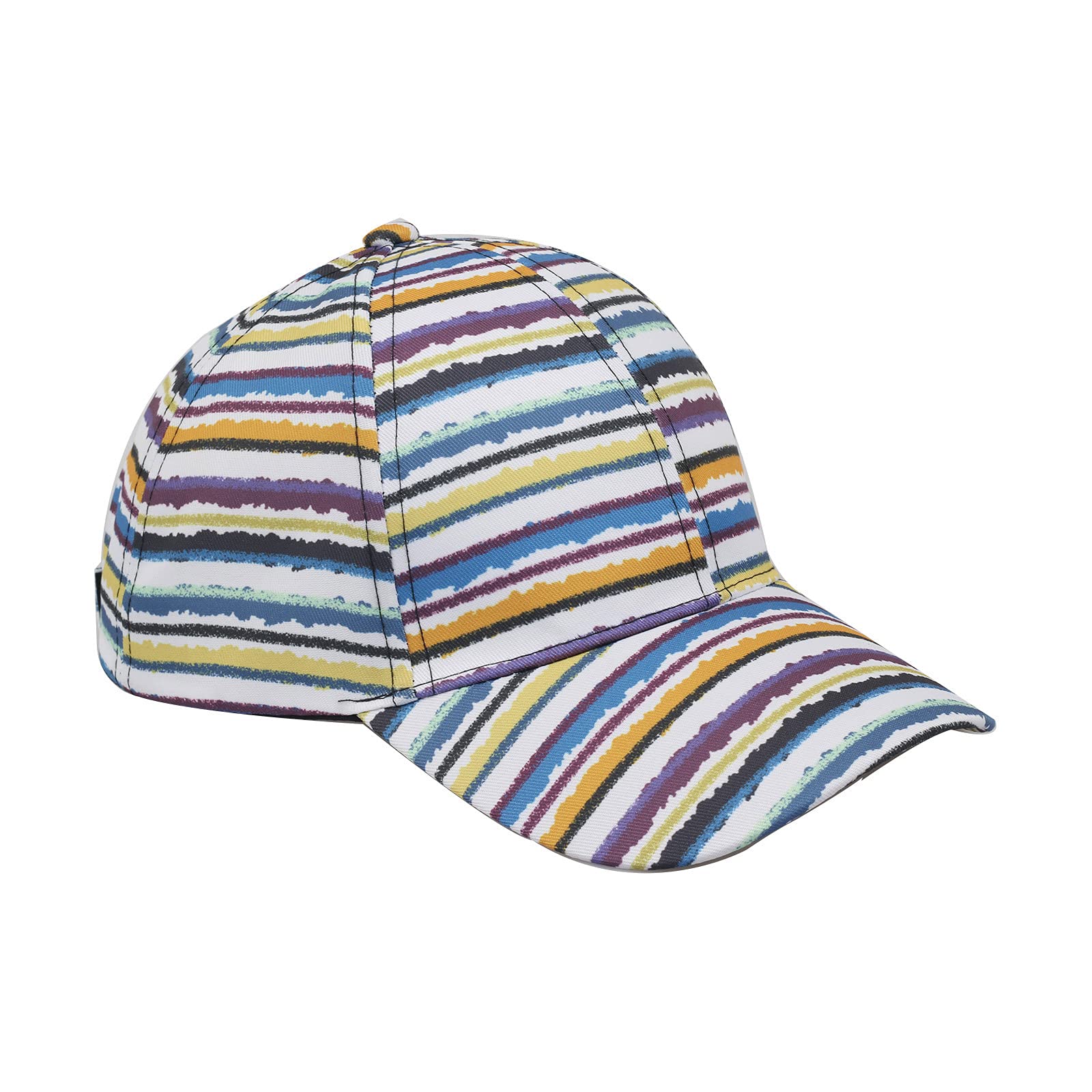 VETAS Unisex Adjustable Outdoor Sport Hat Tie Dye Baseball Cap (Stripe)