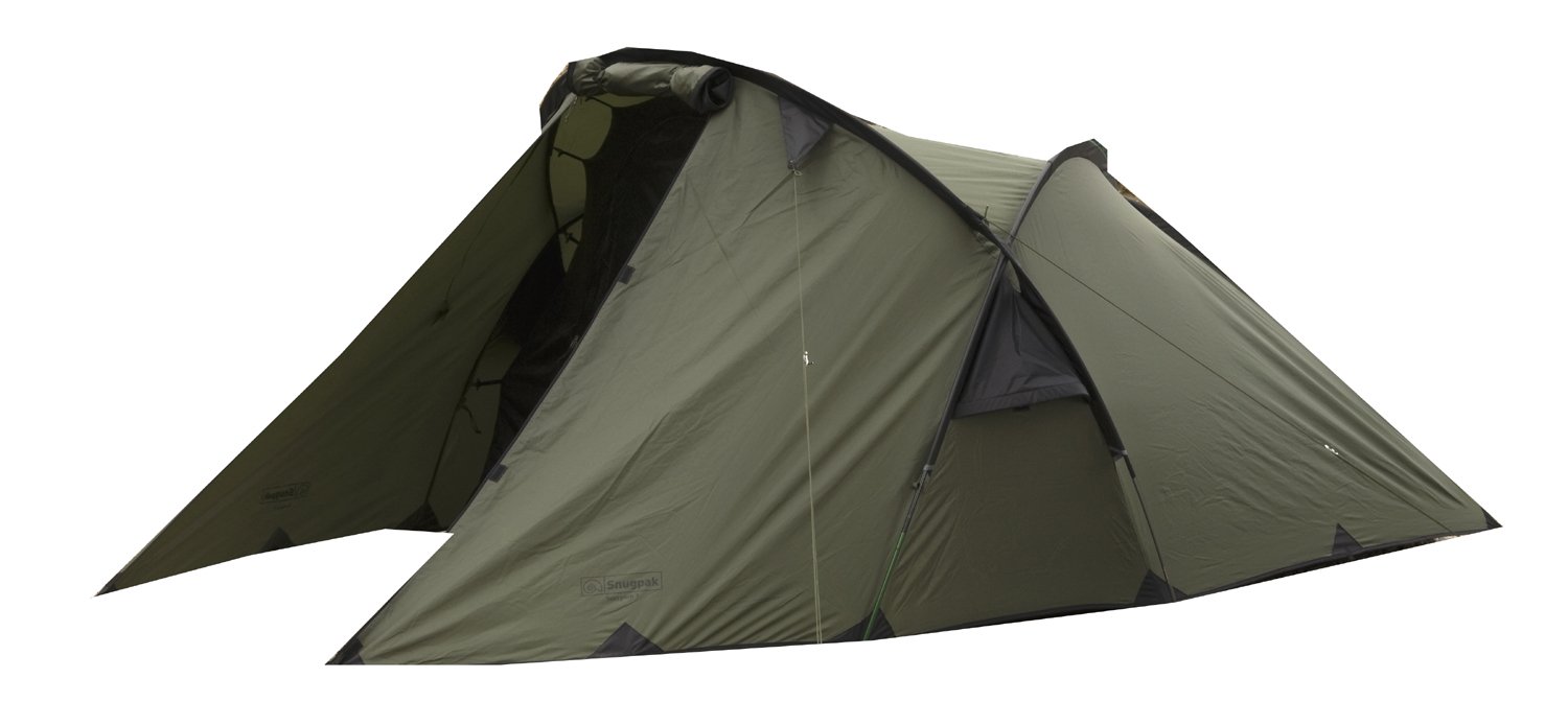 Snugpak Scorpion 3 Tent, 3 Person 4 Season Camping Tent, Waterproof, Olive