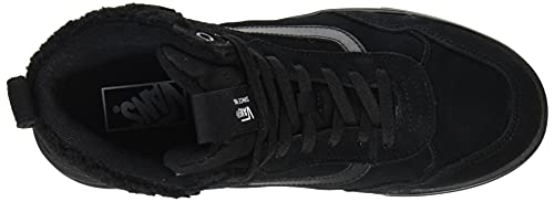Vans Men's Hi-Top Trainers Sneaker, Suede Black Black, 10