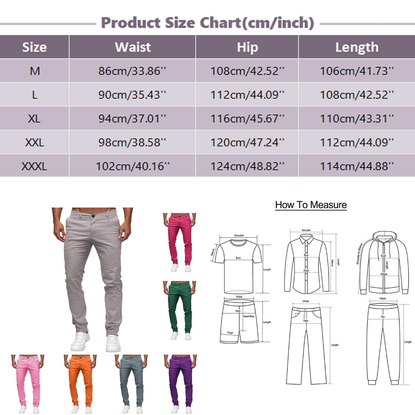 Tech Pants Men Mens Pants Casual Relaxed Fit, Mens Lightweight Hiking Pants Solid Joggers for Running Workout Casual Combat Pants Men Green