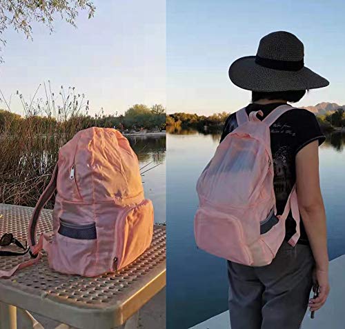 Travel Lite FOLDABLE LIGHTWEIGHT DURABLE TRAVEL BACKPACK | HIKING BACKPACK | PACKABLE BACKPACK | DAYPACK (Black)
