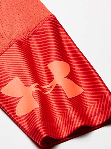 Under Armour Heatgear Armour ¾ Printed Leggings, Martian Red (646)/Beta Red, Youth Medium