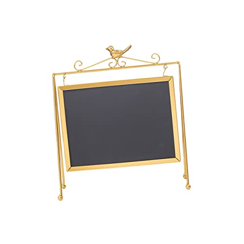 STOBOK Wedding Decor Black Chalkboard Black Decor Small Chalkboard Sidewalk Blackboard Message Board Sign Store Blackboard Table Blackboard Coffee Shop Blackboard The Sign Decorate Bamboo
