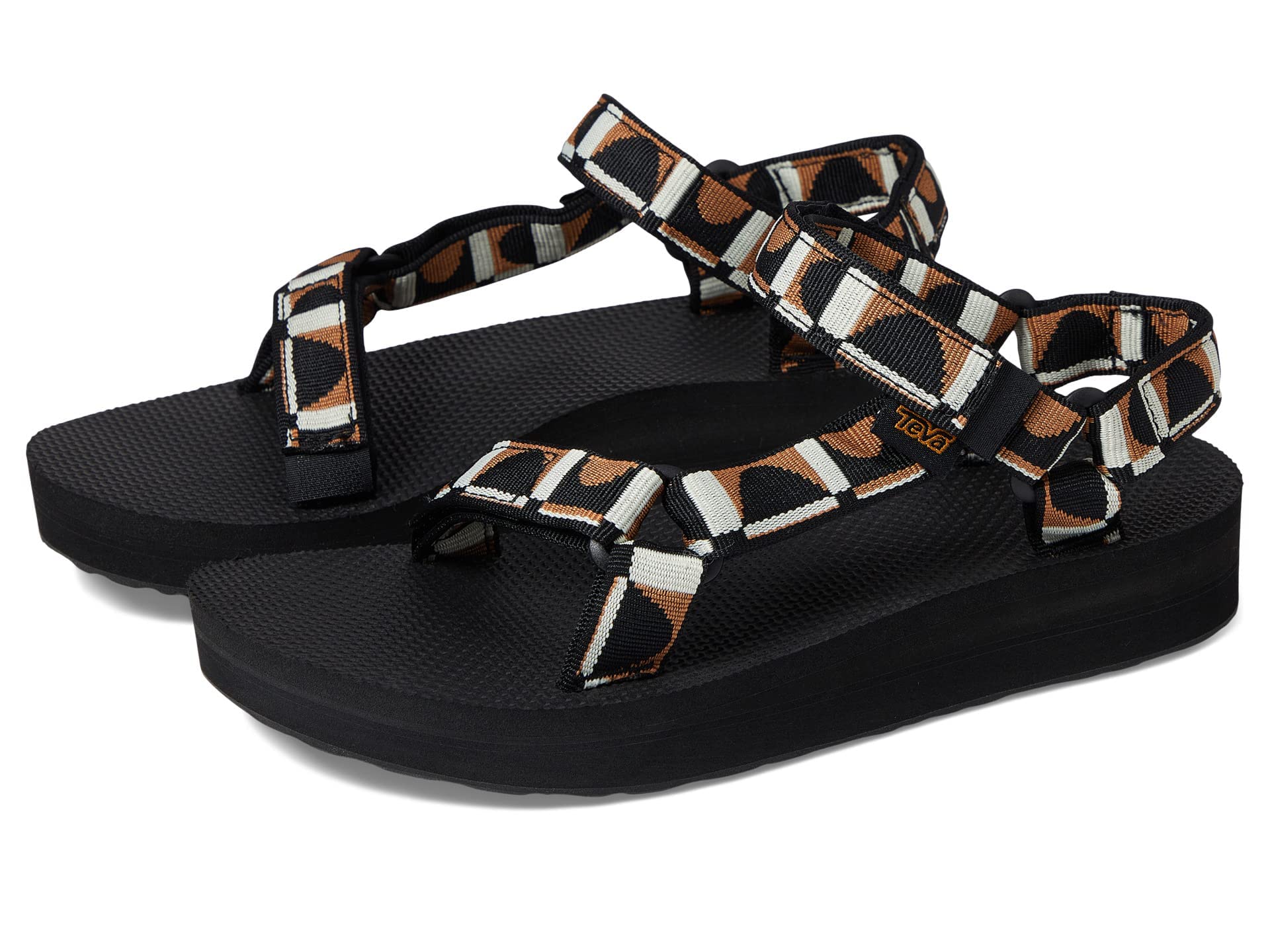 Teva Women's Midform Universal Sandal, Bounce Black/Lion, 5