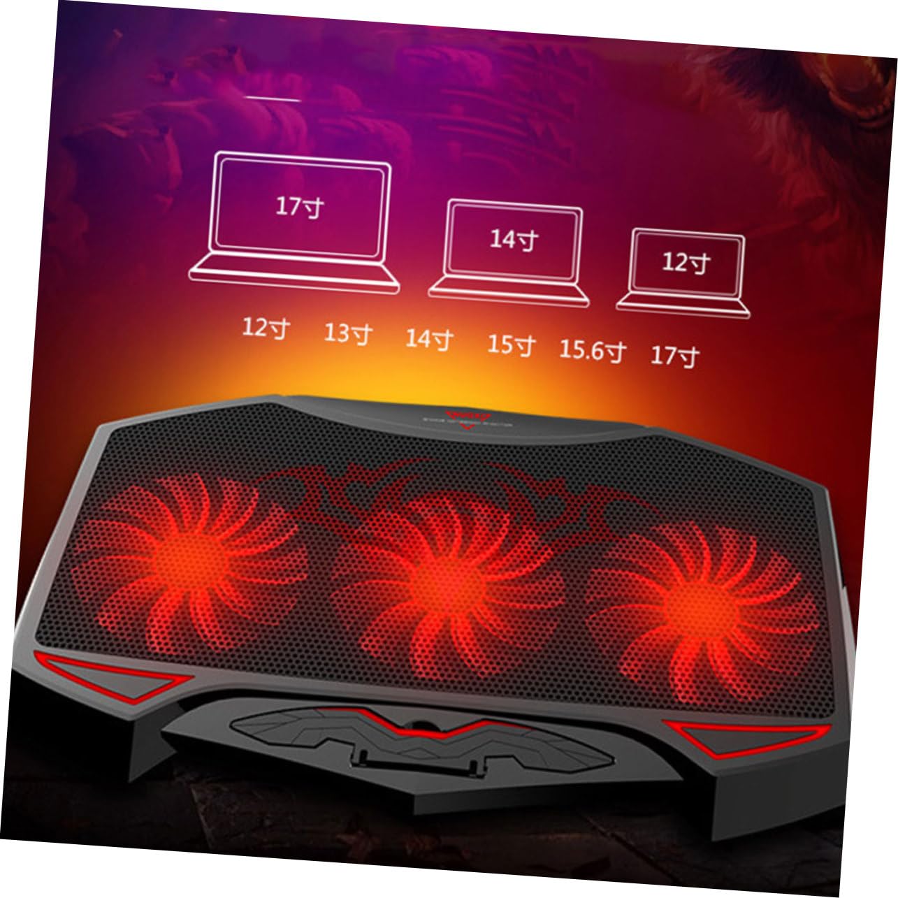 UKCOCO 3 Notebook Holder Laptopstand Anti Skid Pads Non-Slip Mat Nonslip Mat USB Cooling Pad Silent Laptop Cooler Laptop Cooling Stand Laptop Cooling Pad Mute Heat Sink Notebook Stand