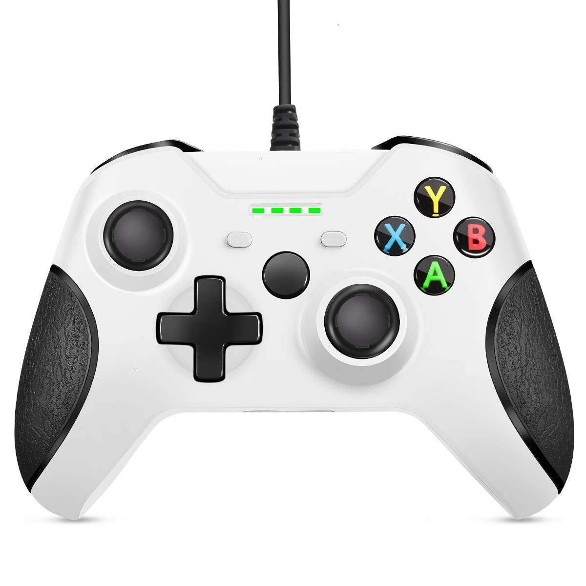 VOYEE Controller for Xbox One, Wired Enhanced Controller for Microsoft Xbox One/X/S/Elite (White) (Renewed)