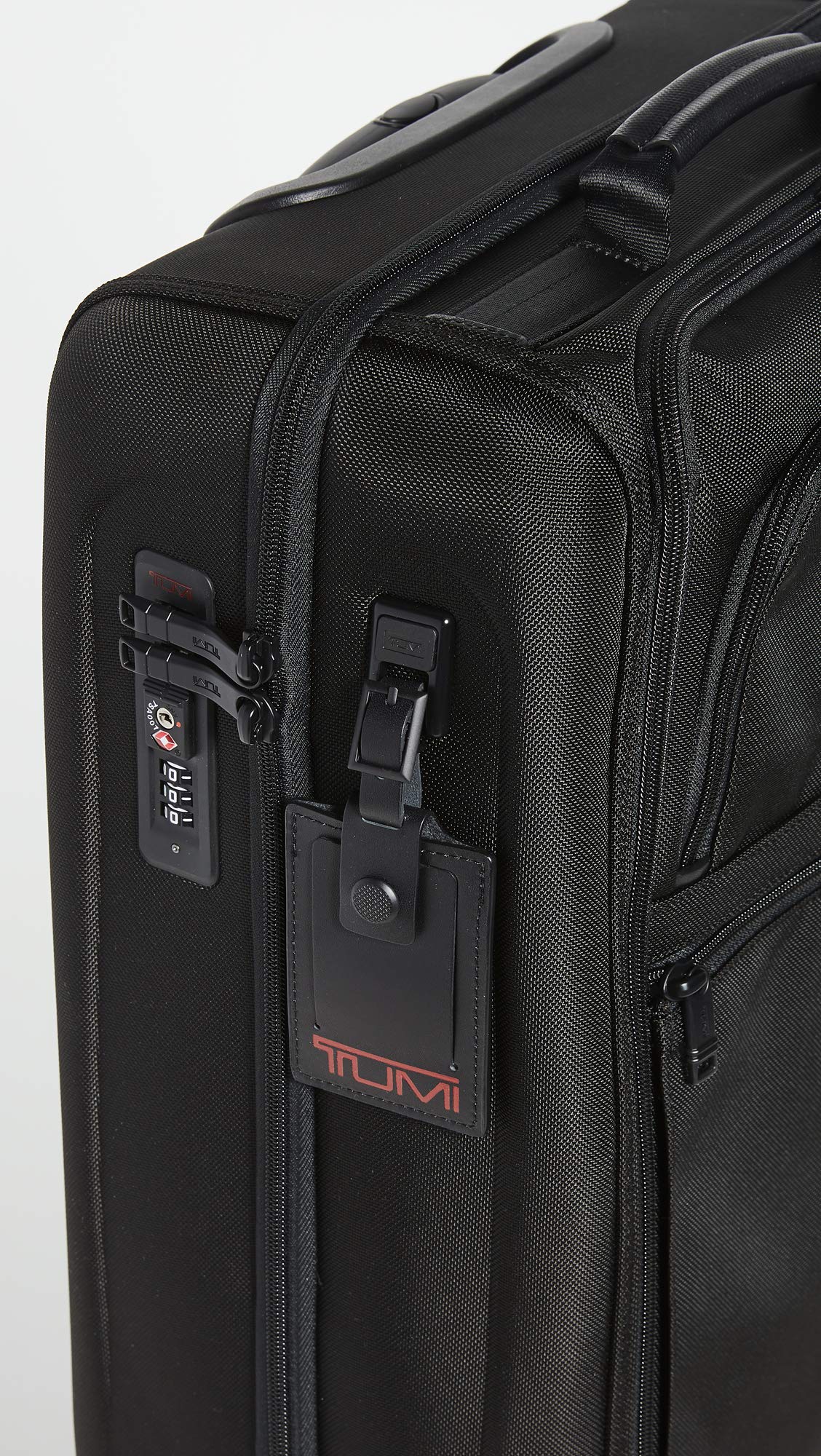 TUMI - Alpha International Slim Super Leger Carry-On - 22 Inch Rolling Suitcase for Men and Women - Black