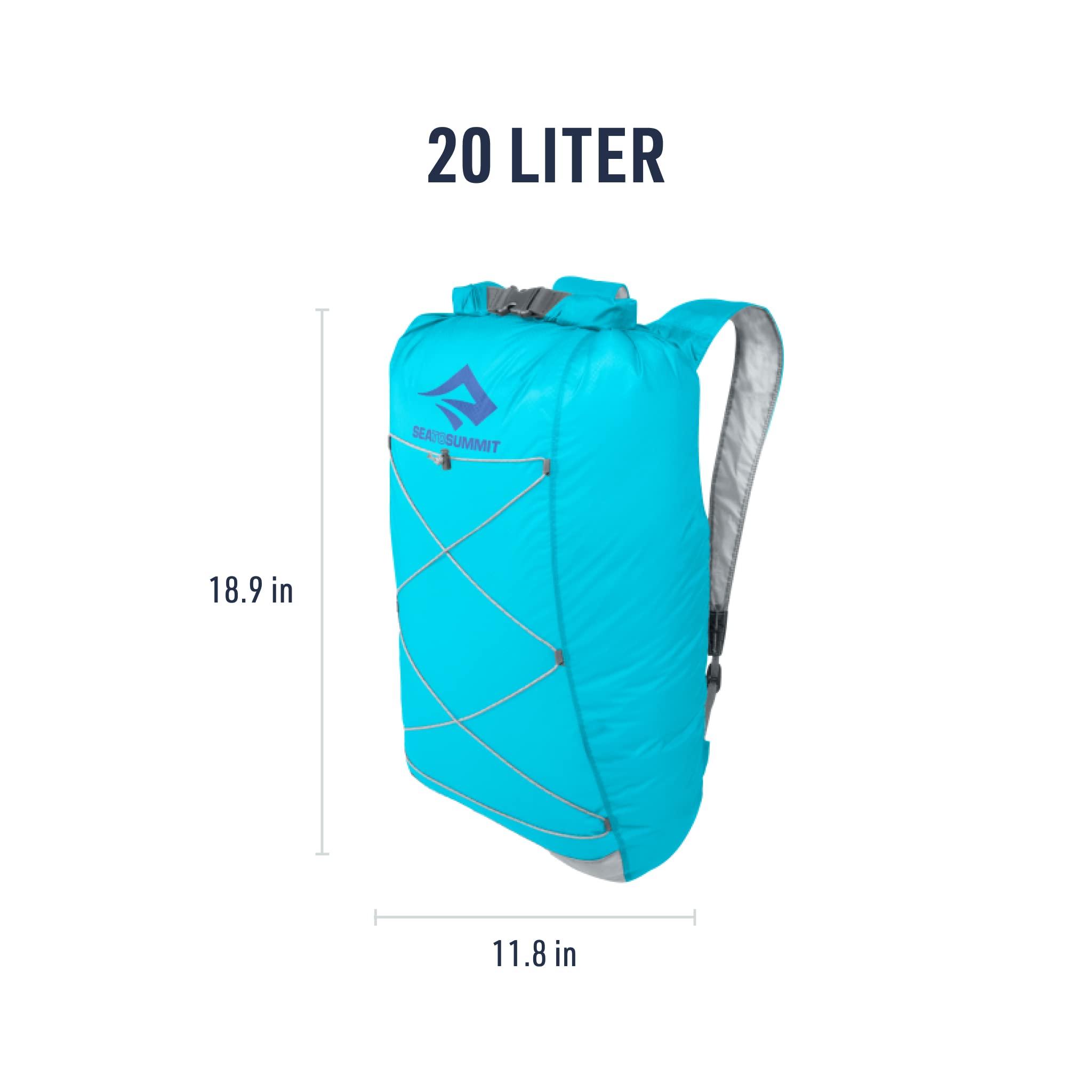 Sea to Summit Ultra-Sil Dry Waterproof Day Pack, 22-Liter, Lime Green