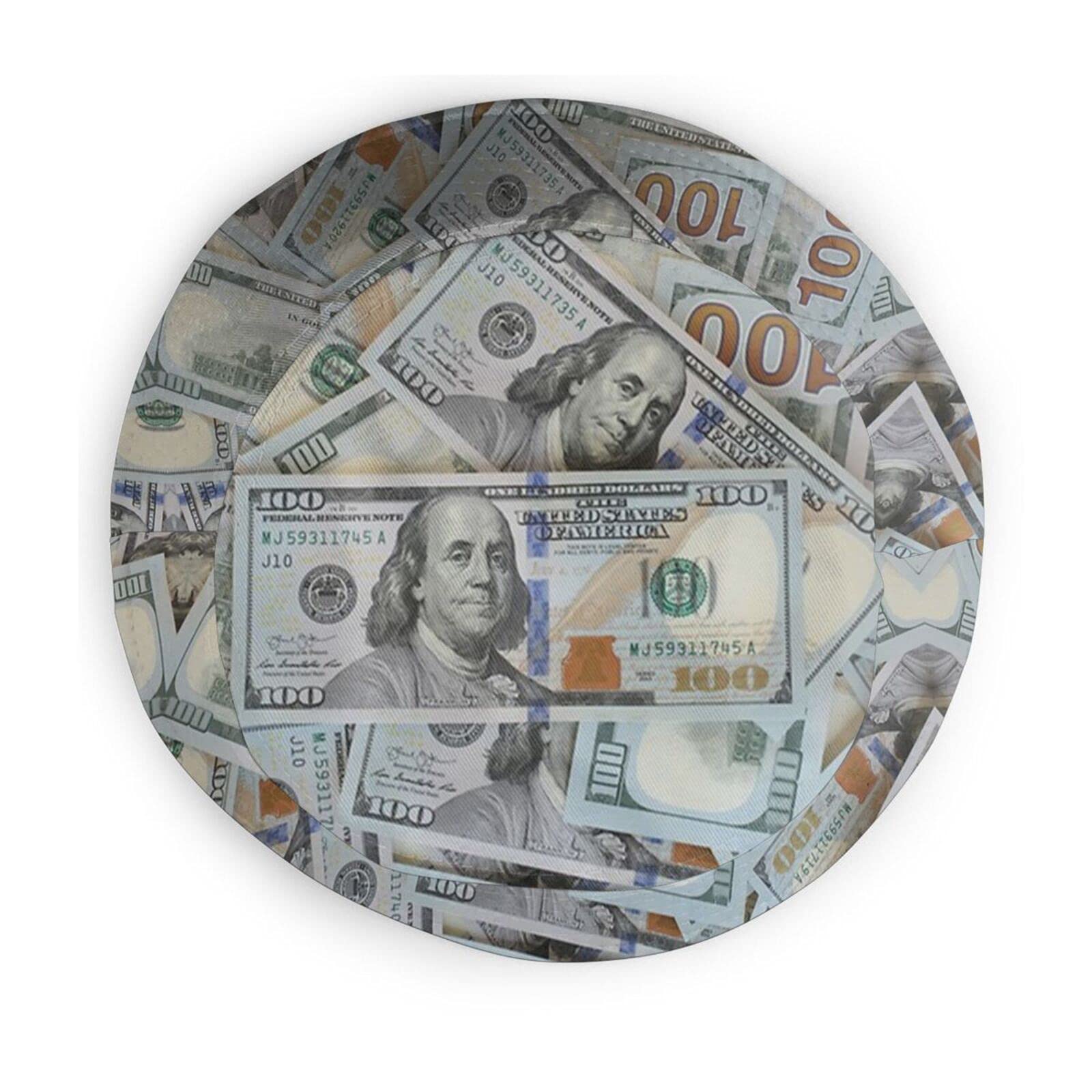 ZREXUO Us Bill Dollars Money Hat Summer Print Unisex Print Reversible Bucket Hat